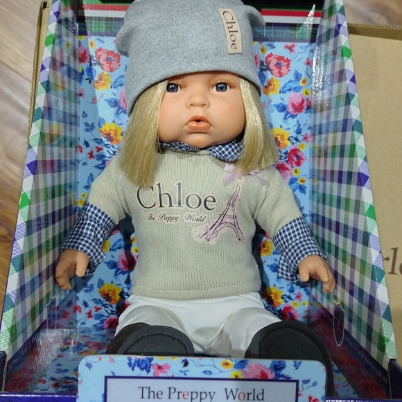 preppy world | Toys | Chloe The Preppy World Doll With Gray Hat And ...